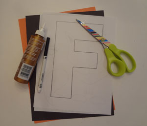 Letter F Craft - Fox