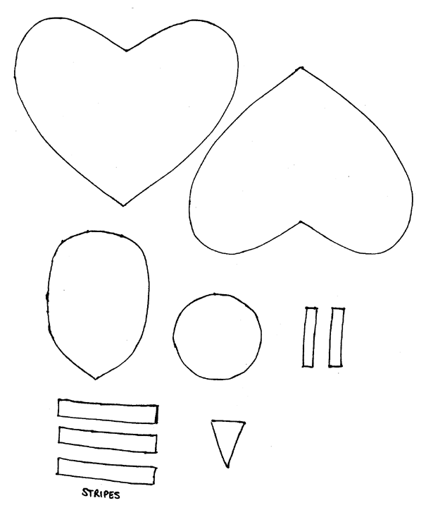 Heartbee Coloring Page