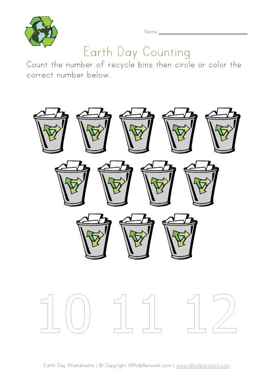 Earth Day Worksheet Counting Twelve earth-day-worksheet-counting-twelve