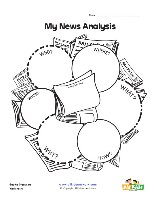 News Graphic Organizer | All Kids Network News Graphic Organizer | All Kids Network