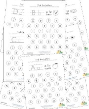 Find the Letter A Worksheet | All Kids Network