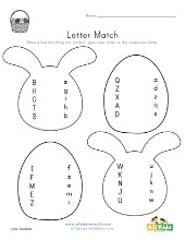 Easter Themed Lowercase Letters Worksheet | All Kids Network