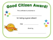 Good Behavior Awards Printable