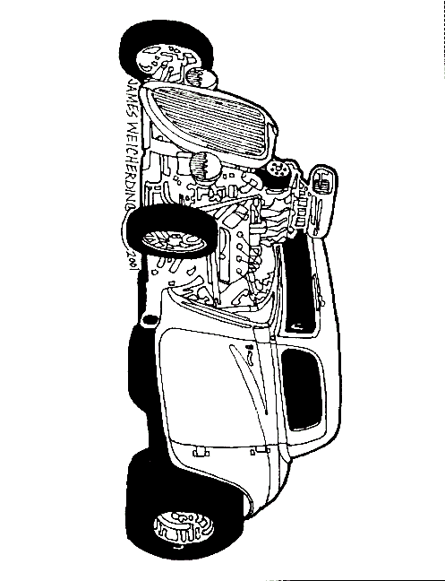 Hot Cars Coloring Pages