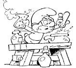 Papa Smurf Coloring Pages To Print