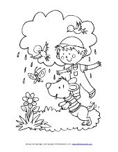 Spring Coloring Pages - Print Spring Pictures to Color | All Kids Network