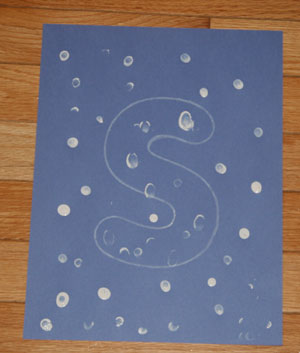 S is for Snow Craft | All Kids Network