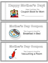 Flower Petal Coupons Mother’s Day Card | All Kids Network