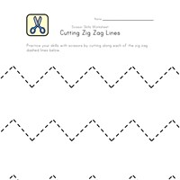 Scissor Skills Worksheets for Kids | All Kids Network