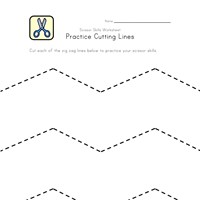 Scissor Skills Worksheets for Kids | All Kids Network