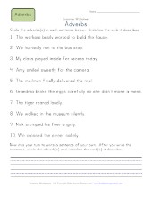 Adverb Worksheets for Kids | All Kids Network