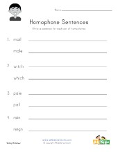 Sentence Writing Practice Worksheets | All Kids Network