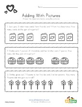 St. Patrick’s Day Adding Pictures Word Problems | All Kids Network