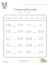 Comparing Decimals Worksheet 1 | All Kids Network