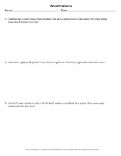 1 Digit Mixed Addition and Subtraction Word Problems | All Kids Network