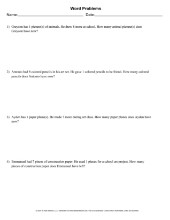 1 Digit Mixed Addition and Subtraction Word Problems | All Kids Network