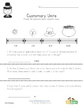 Valentine’s Day Customary Units Worksheet | All Kids Network