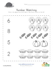 Thanksgiving Letter Matching Worksheet | All Kids Network