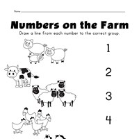 Numbers 1 - 10 Worksheets | All Kids Network