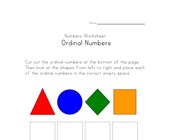 Ordinal numbers worksheets for kids