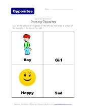 Draw the Opposite - Day/Night and Sit/Stand | All Kids Network