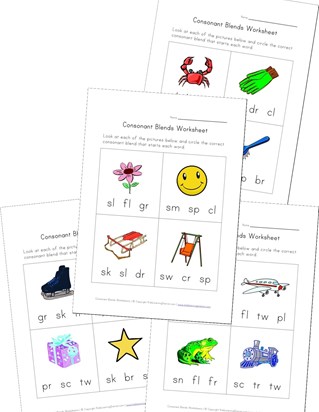 consonant pairs worksheet