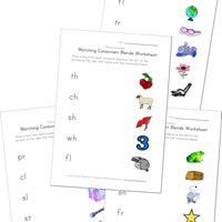 Consonant Blend Worksheets | All Kids Network