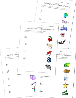 consonant pairs worksheet