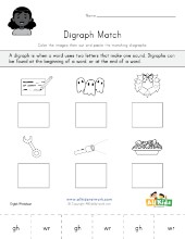 Digraph Worksheets | All Kids Network