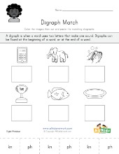Digraph Worksheets | All Kids Network