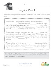 Cloze Reading Worksheets | All Kids Network