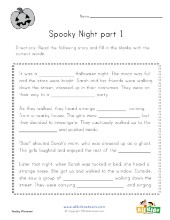 Cloze Reading Worksheets | All Kids Network