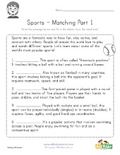 Cloze Reading Worksheets | All Kids Network