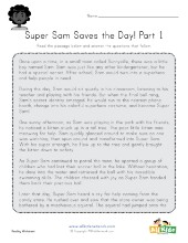 Reading Comprehension Worksheets | All Kids Network