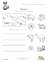 Animal Habitat Worksheets | All Kids Network
