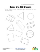 3d Shapes Worksheet