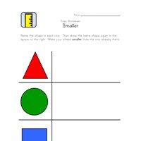 Learn Sizes - Big and Small Worksheets | All Kids Network