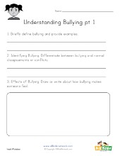 Anti-Bullying Worksheets | All Kids Network