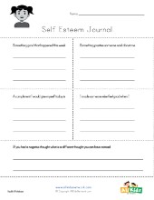 Self-Esteem Worksheets | All Kids Network