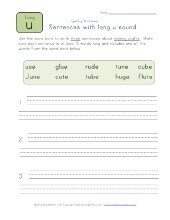 Sentence Writing Practice Worksheets | All Kids Network