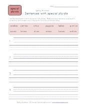 Sentence Writing Practice Worksheets | All Kids Network