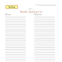 Customizable Spelling Worksheets | All Kids Network