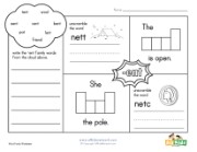 -ent Word Family Worksheets | All Kids Network