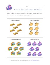 Themed Counting Practice Pages | All Kids Network