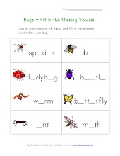 Bug Beginning Letters Worksheet | All Kids Network