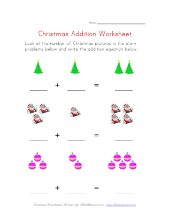 Subtraction Worksheet - Christmas Theme | All Kids Network