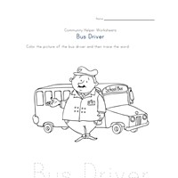 Community Helpers Worksheets | All Kids Network