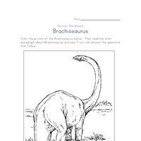 Dinosaurs Worksheets for Kids | All Kids Network