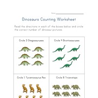 Dinosaurs Worksheets for Kids | All Kids Network