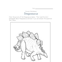 Dinosaurs Worksheets for Kids | All Kids Network